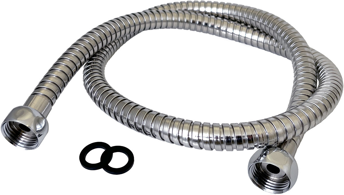 34" Stainless steel inlet hose for Auto-Drain® fittings | Chicago Faucets
