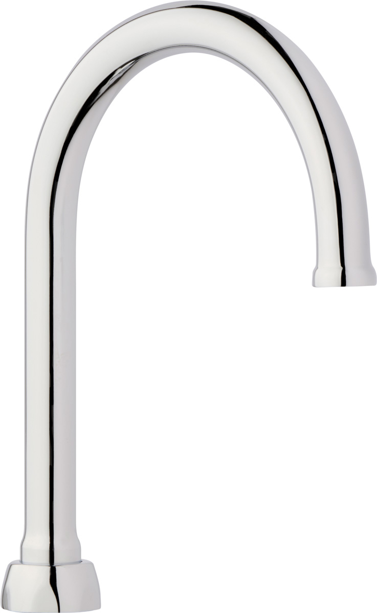 6" Rigid/swing gooseneck spout with 1.5 GPM flow control | Chicago Faucets