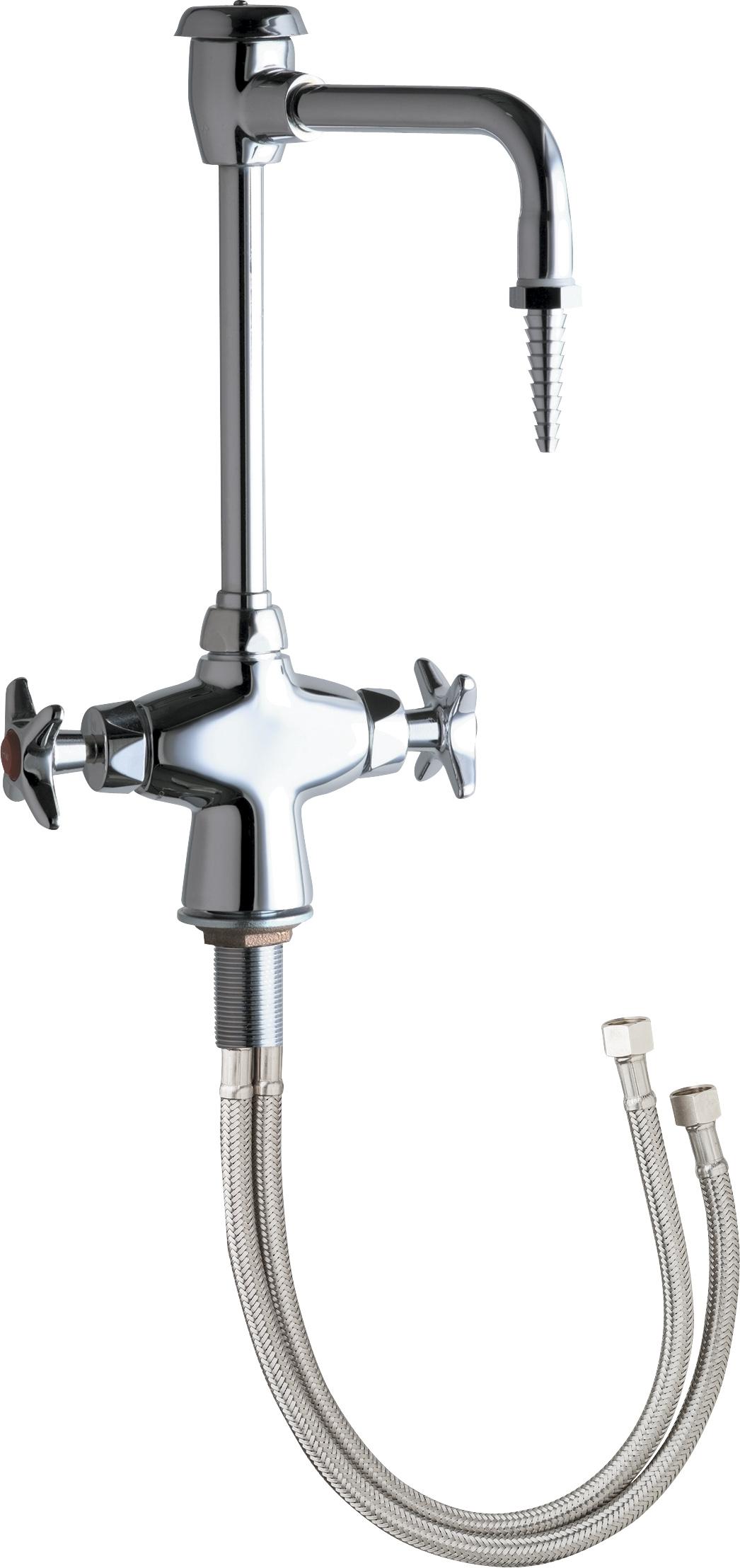 Single-hole, deck-mounted manual laboratory faucet | Chicago Faucets