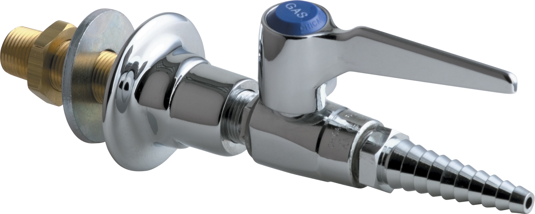 Wall-mounted single valve with wall flange | Chicago Faucets